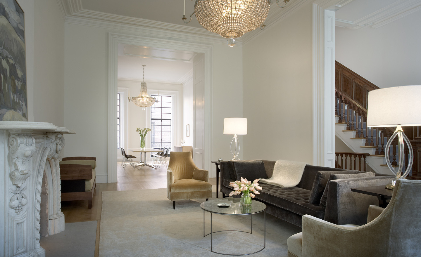 Steven Harris Architects LLP - Montague Terrace Townhouse, NY | Steven ...